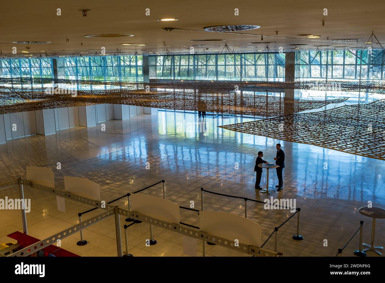 The entrance lobby at Barcelona International Conventions Centre BICC ...