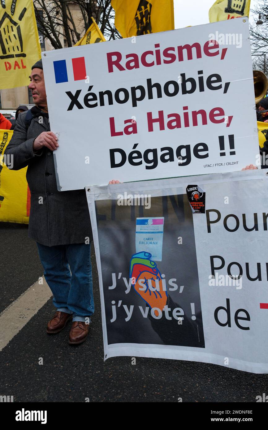 La gauche et les syndicats unis contre la loi immigration, dite loi ... La gauche et les syndicats unis contre la loi immigration, dite loi ...
