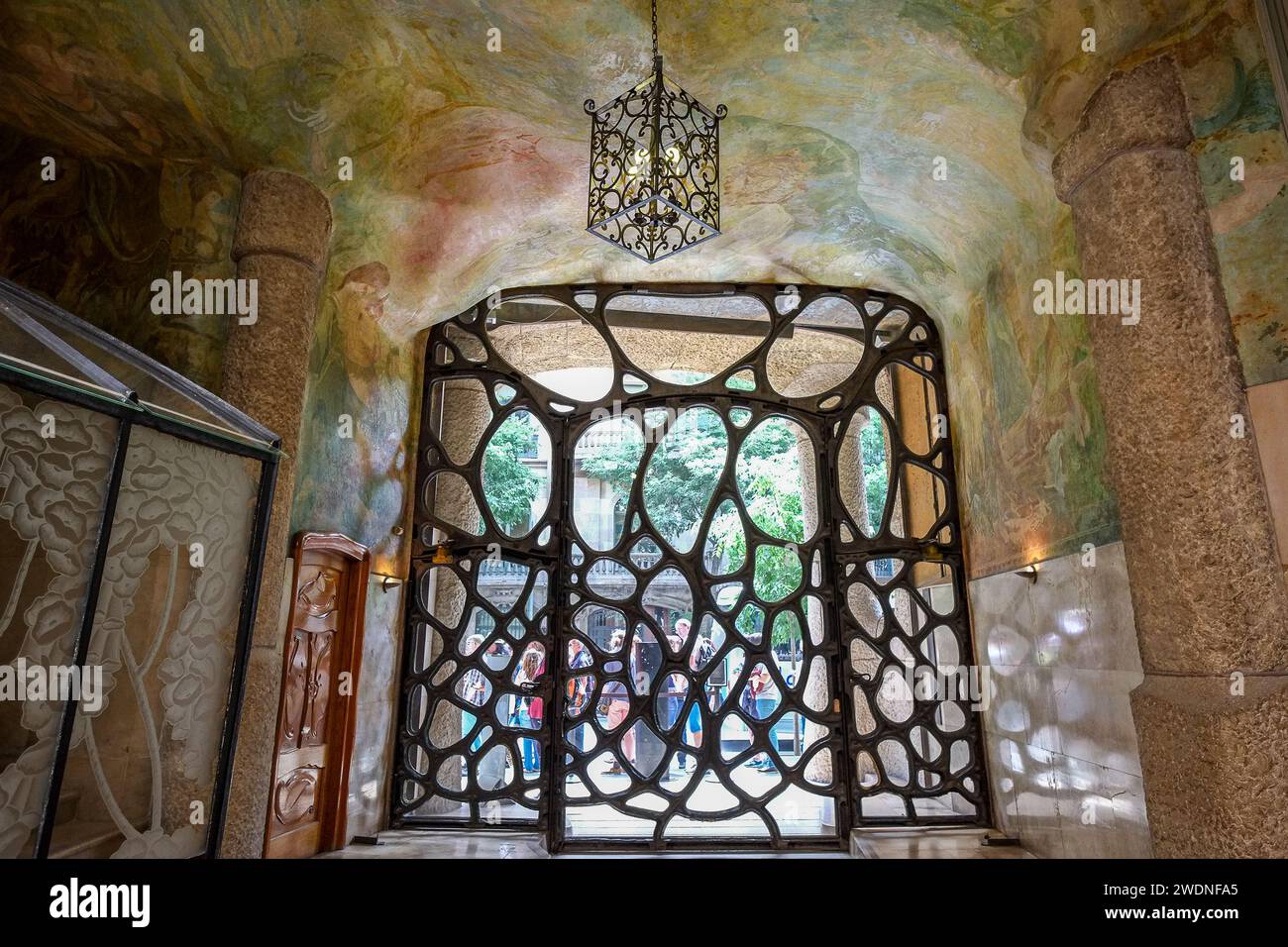 Casa Milà or La Pedrera is a famous building in Barcelona designed by ...