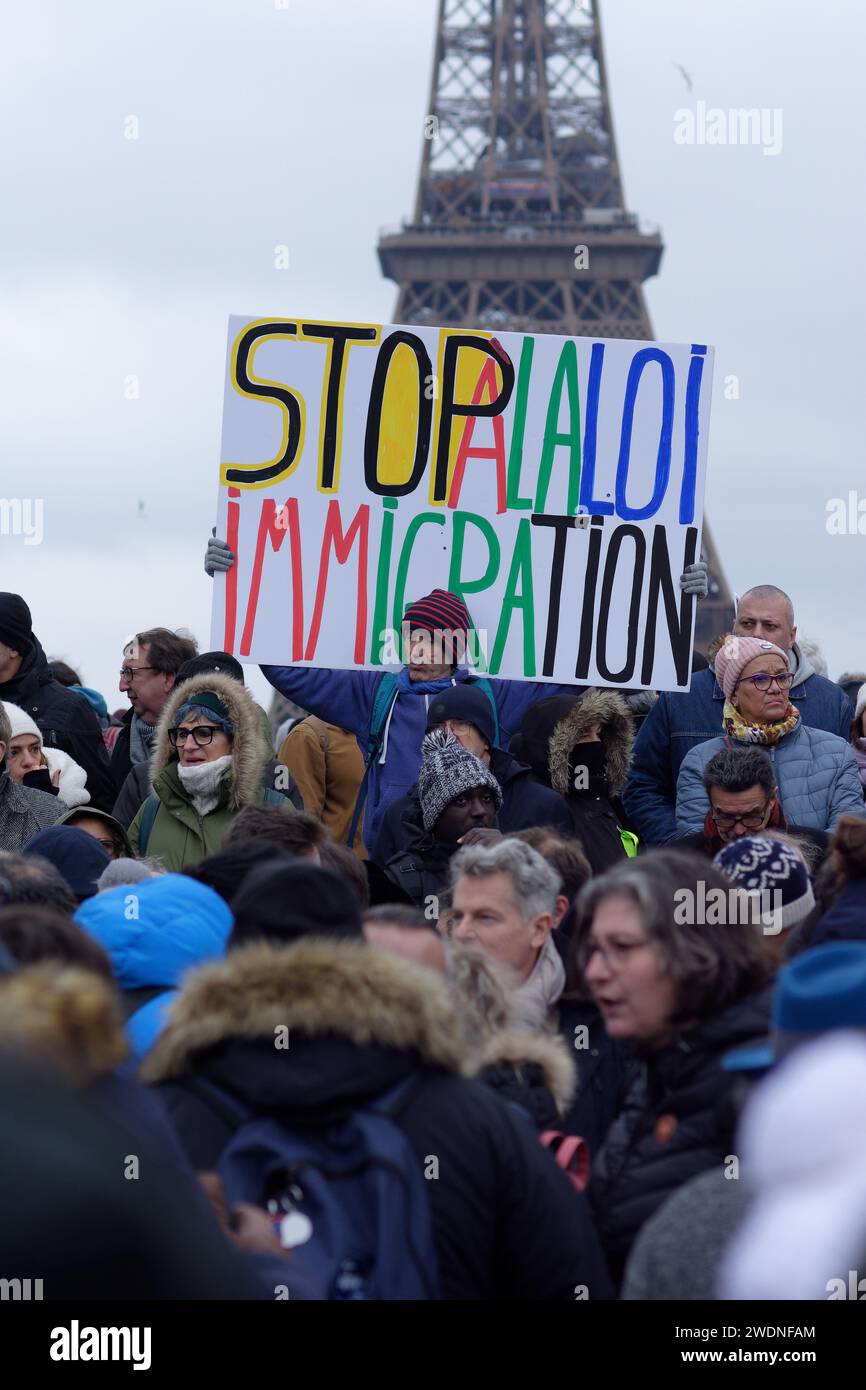 La gauche et les syndicats unis contre la loi immigration, dite loi ... La gauche et les syndicats unis contre la loi immigration, dite loi ...