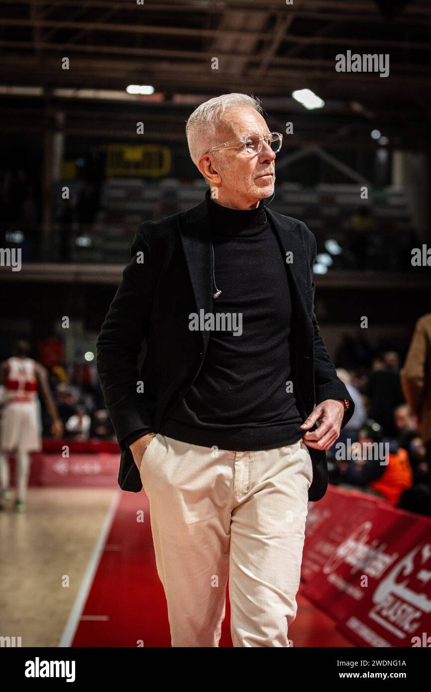 Reggio Emilia, Italy. 21st Jan, 2024. Guido Bagatta during UNAHOTELS ...