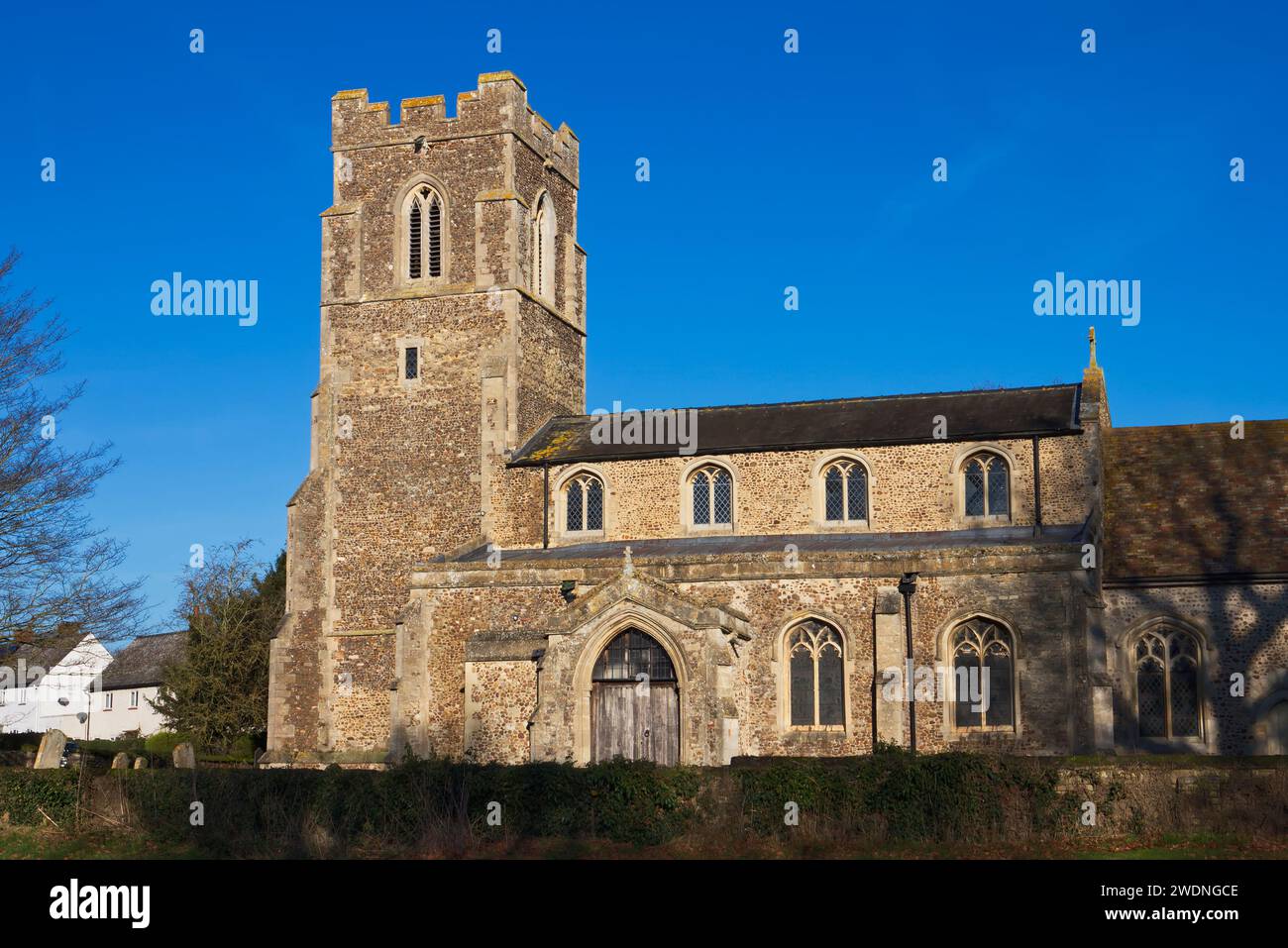 St Mary Magdalene Church in Hilton, Cambridgeshire Stock Photo - Alamy