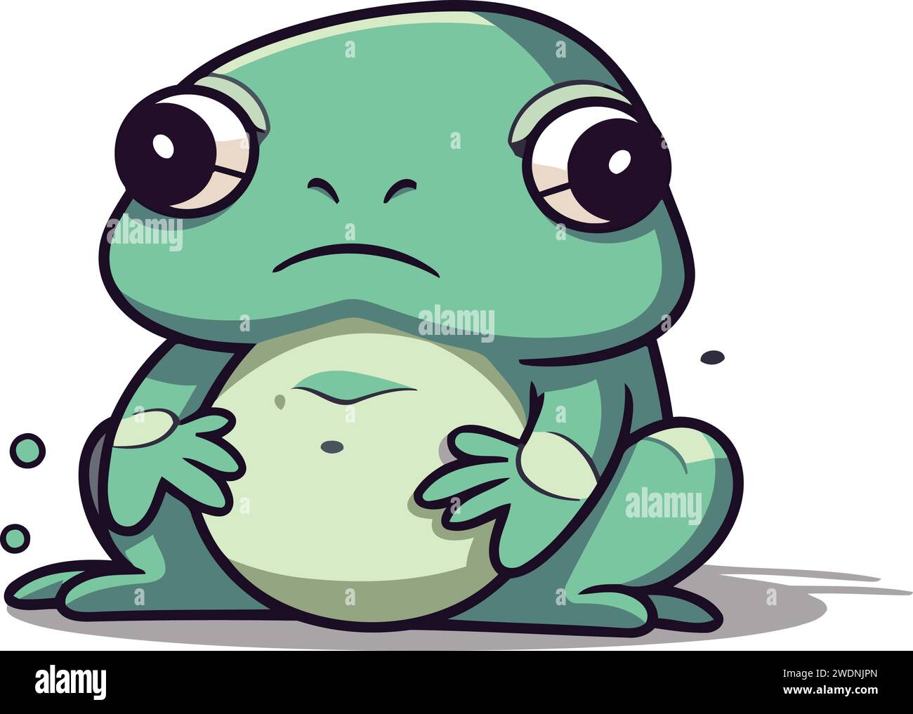 Frog cartoon character Stock Vector Images - Alamy