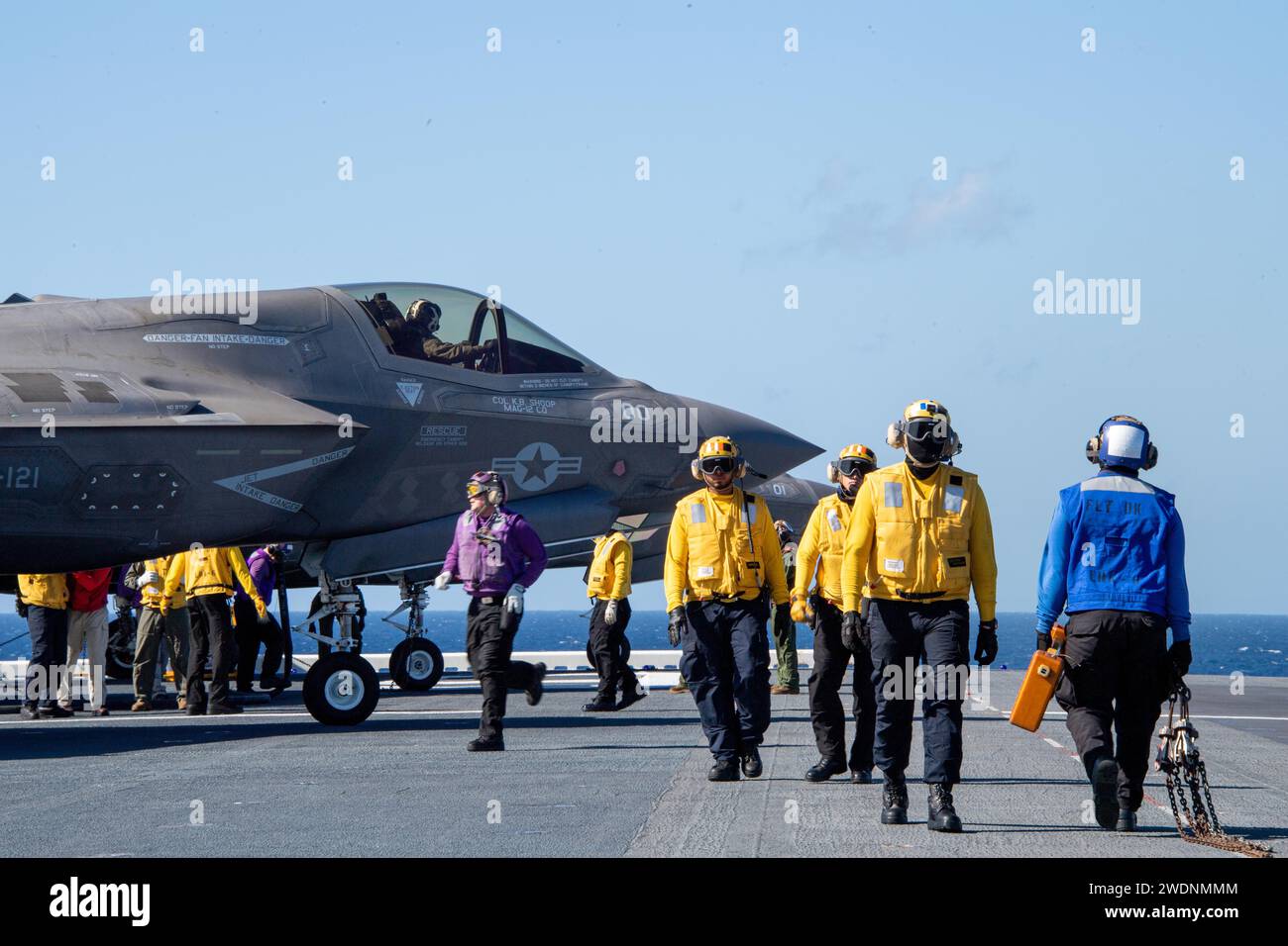 PHILIPPINE SEA (January 18, 2024) Sailors assigned to the forward-deployed amphibious assault ...