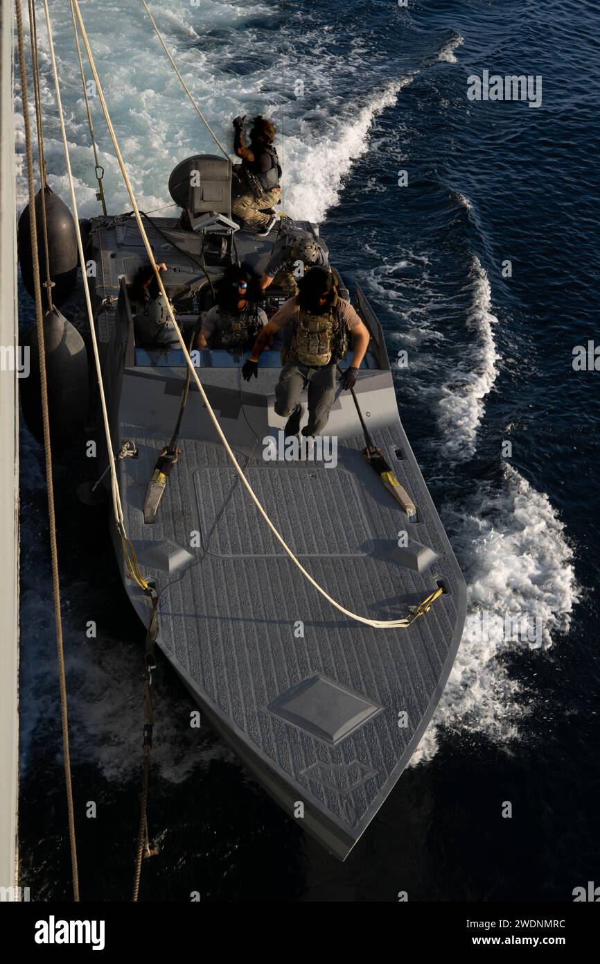 231205-M-RV237-1169 GULF OF OMAN (Dec. 5, 2023) Naval Special Operators ...