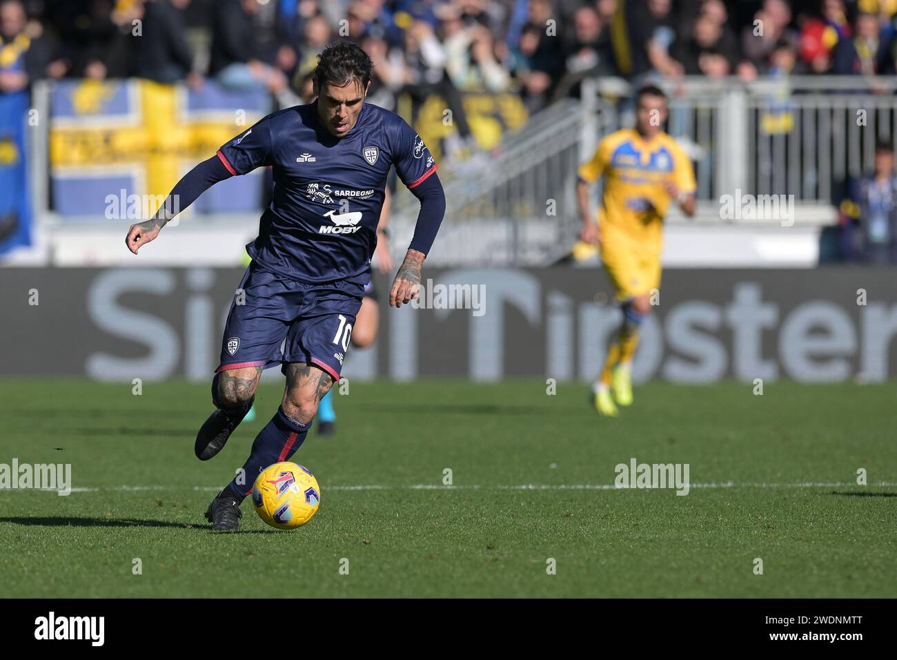 Nicolas Viola of Cagliari during Serie A Football Match, Frosinone vs ...