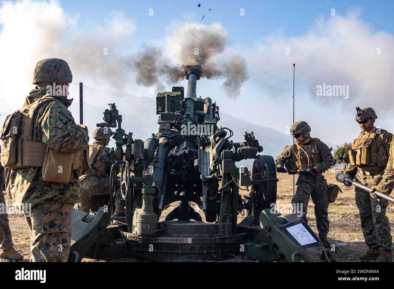 U.S. Marines assigned to the 26th Marine Expeditionary Unit (Special ...