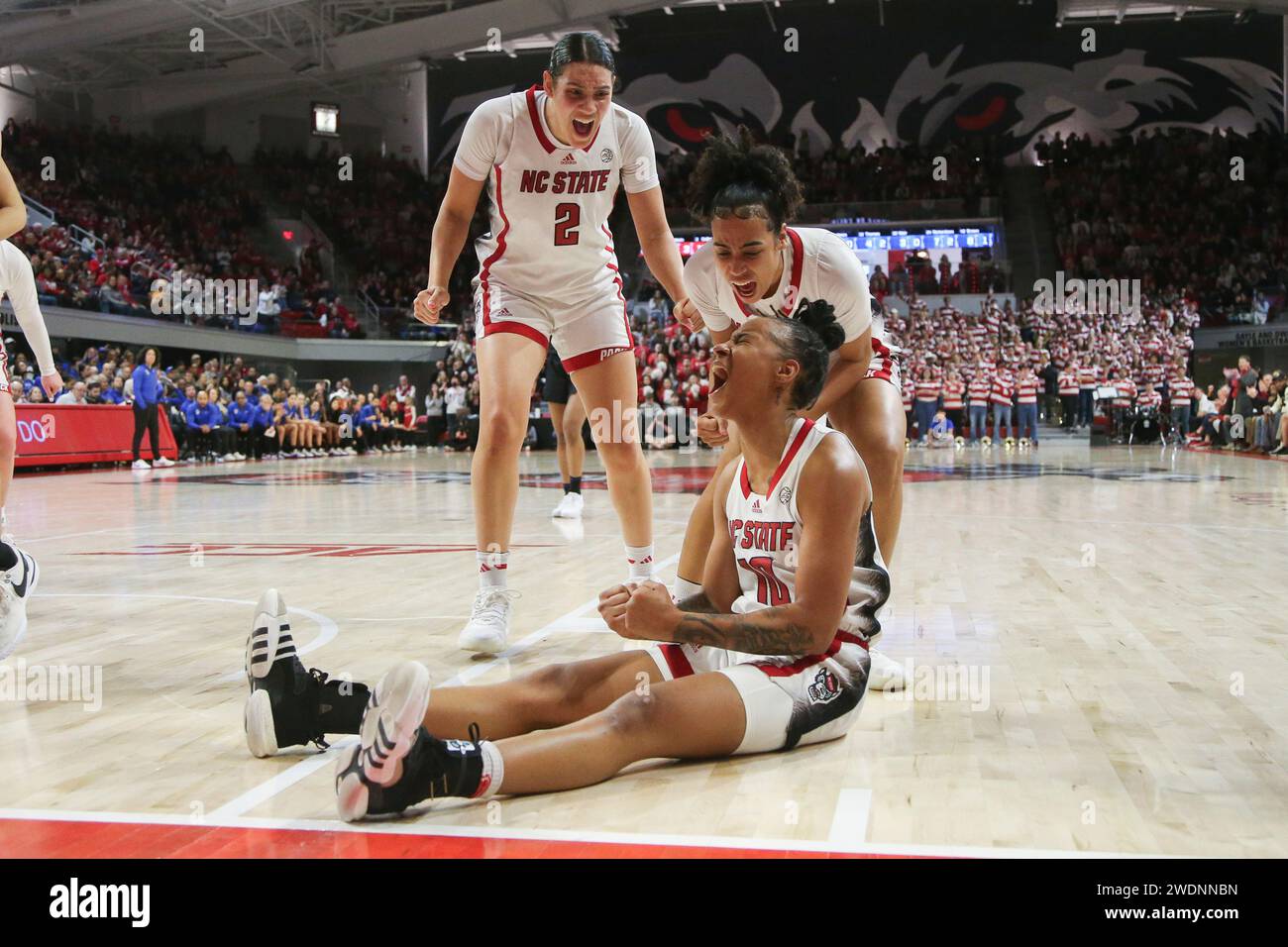 RALEIGH, NC - JANUARY 21: NC State Wolfpack forward Mimi Collins (2 ...