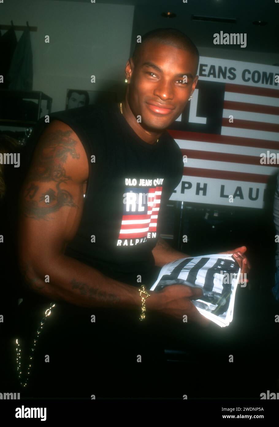 Los Angeles, California, USA 7th December 1996 Model Tyson Beckford ...