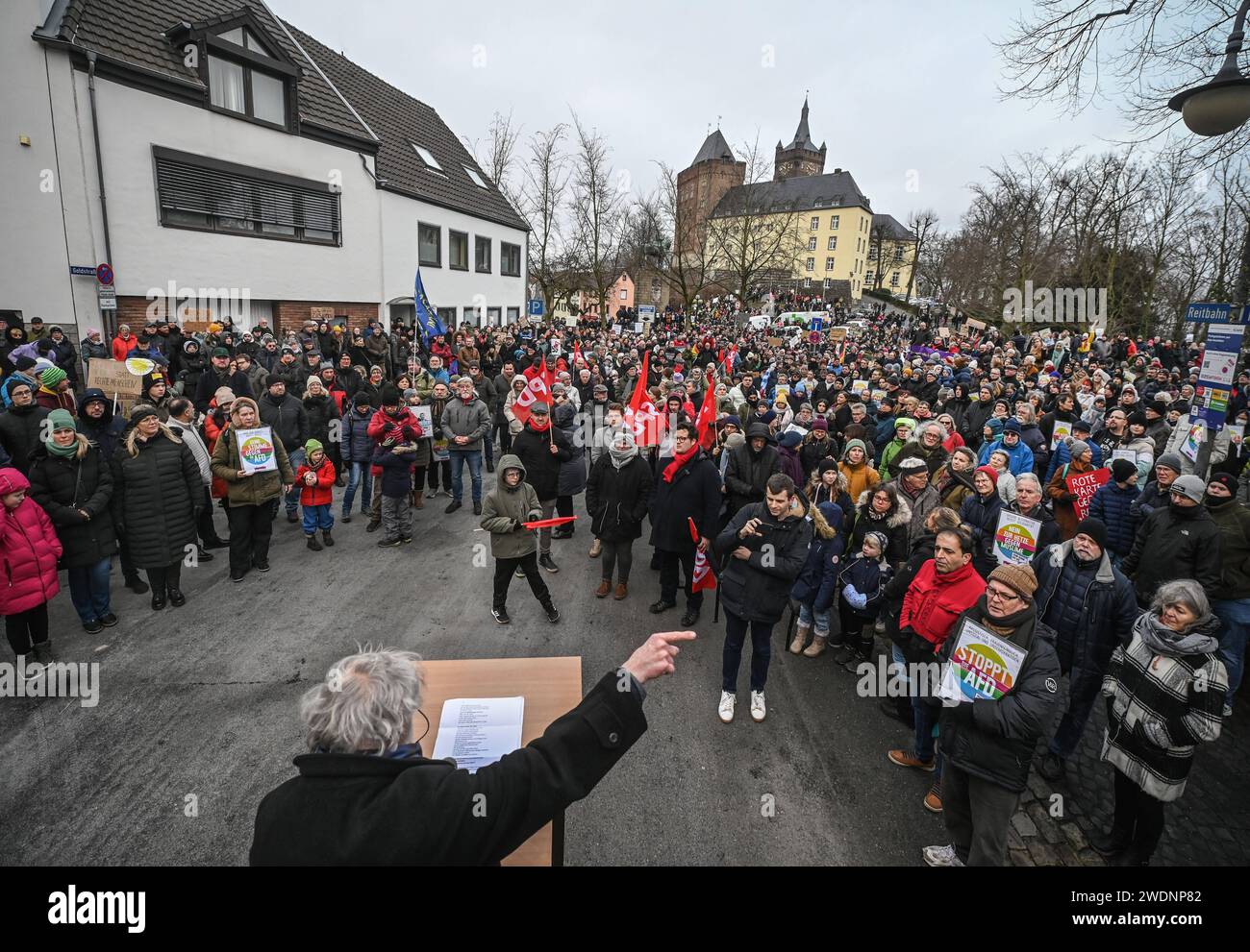 Gemeinsam gegen rechts Demo in der Klever Innenstadt Kleve - Demonstration Gemeinsam gegen ...
