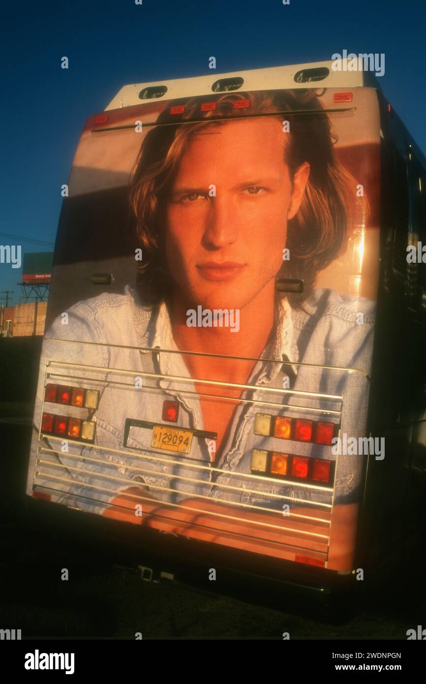 Los Angeles, California, USA 7th December 1996 Model Matt King Bus ...
