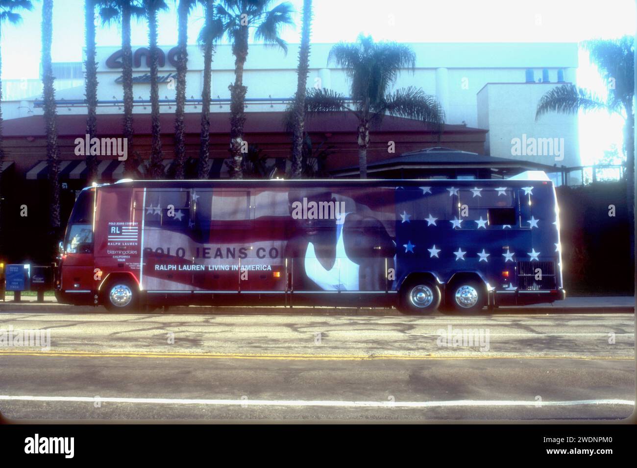 Los Angeles, California, USA 7th December 1996 Model Tyson Beckford Bus ...