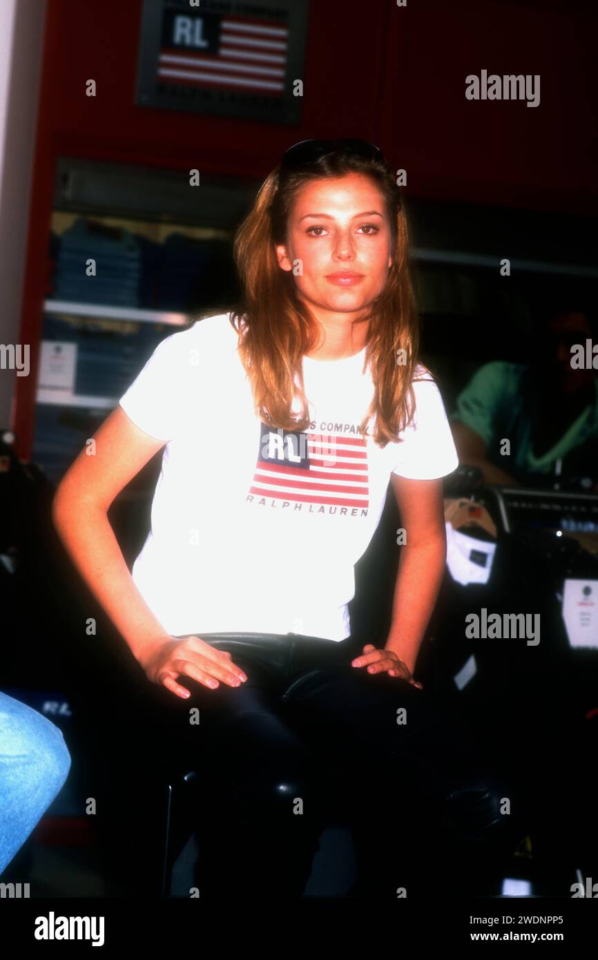 Los Angeles, California, USA 7th December 1996 Model Bridget Hall ...