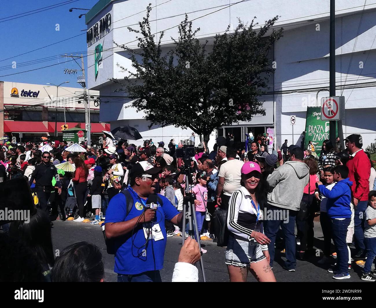Leon, Mexico. Jan 21, 2024. Local influencers during the Leon ...