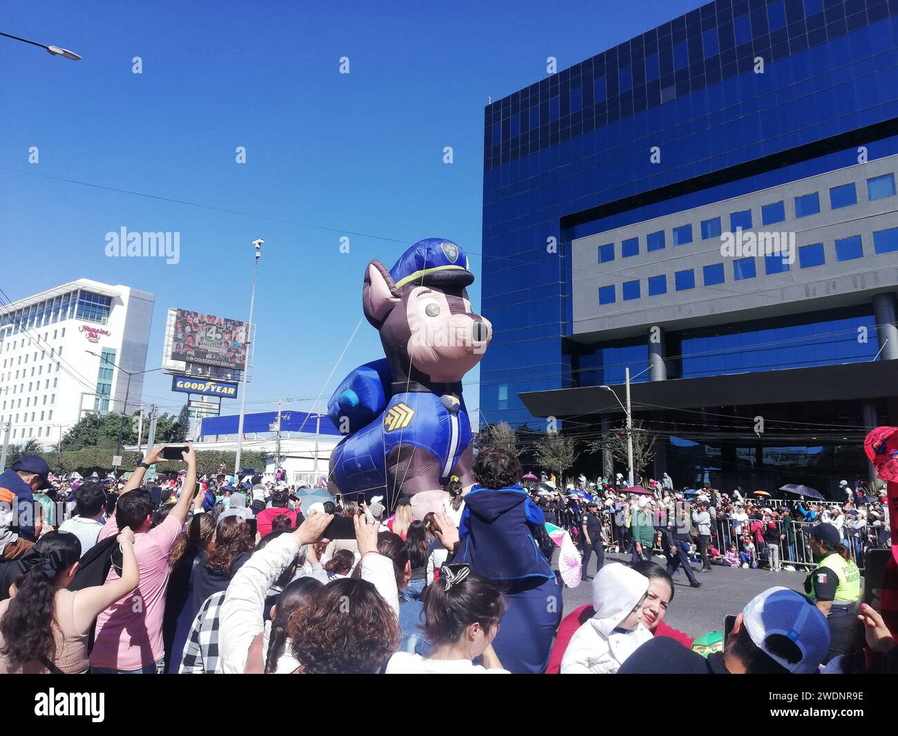 Leon, Mexico. Jan 21, 2024. Paw patrol police dog during the Leon ...