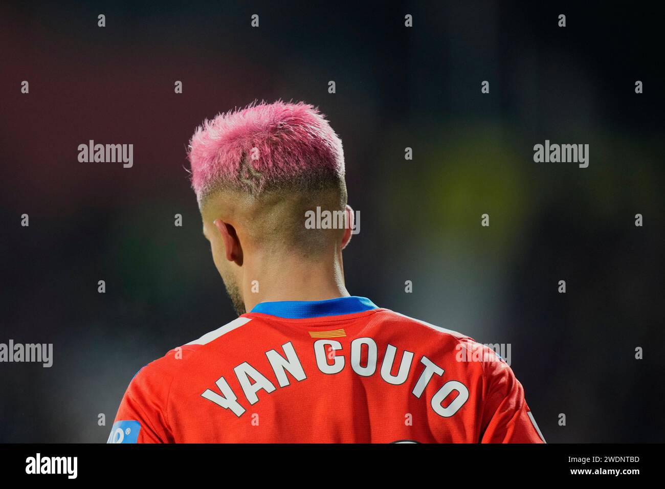 Girona, Spain. 21st Jan, 2024. Yan Couto (Girona FC) is pictured during ...