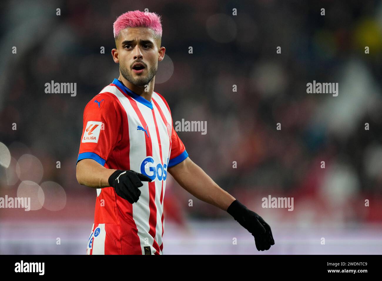 Girona, Spain. 21st Jan, 2024. Yan Couto (Girona FC) is pictured during ...