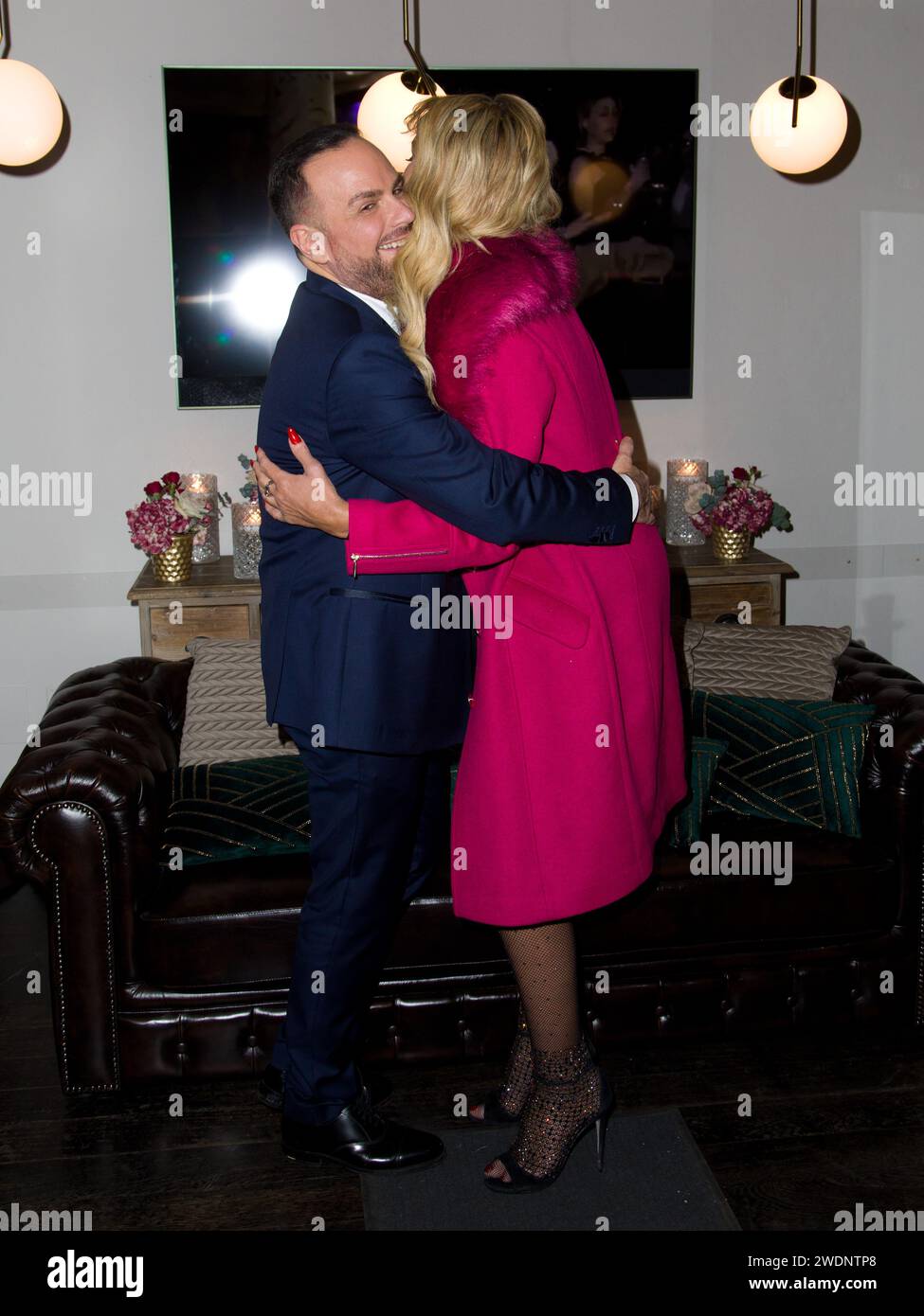 Rome, Italy. 21st Jan, 2024. Roma, ristorante Enea, festa 38 ...