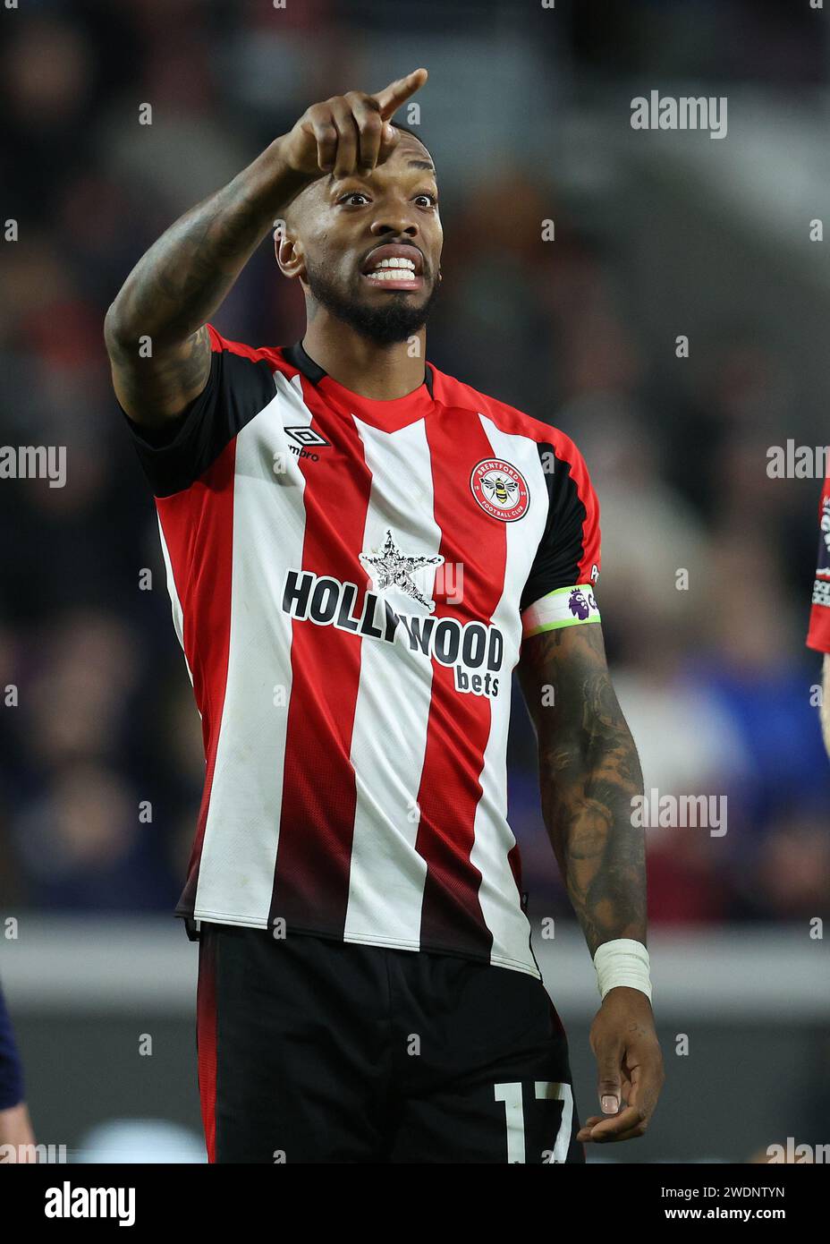 London, UK. 20th Jan, 2024. Ivan Toney of Brentford during the Premier ...