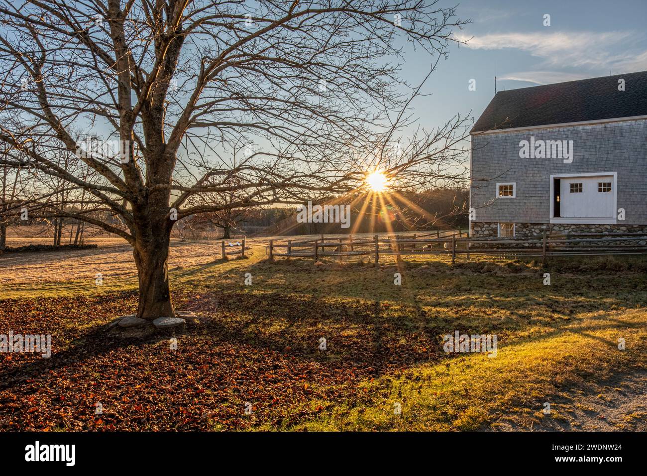 An old barn in a rural town in Massachusetts Stock Photo - Alamy