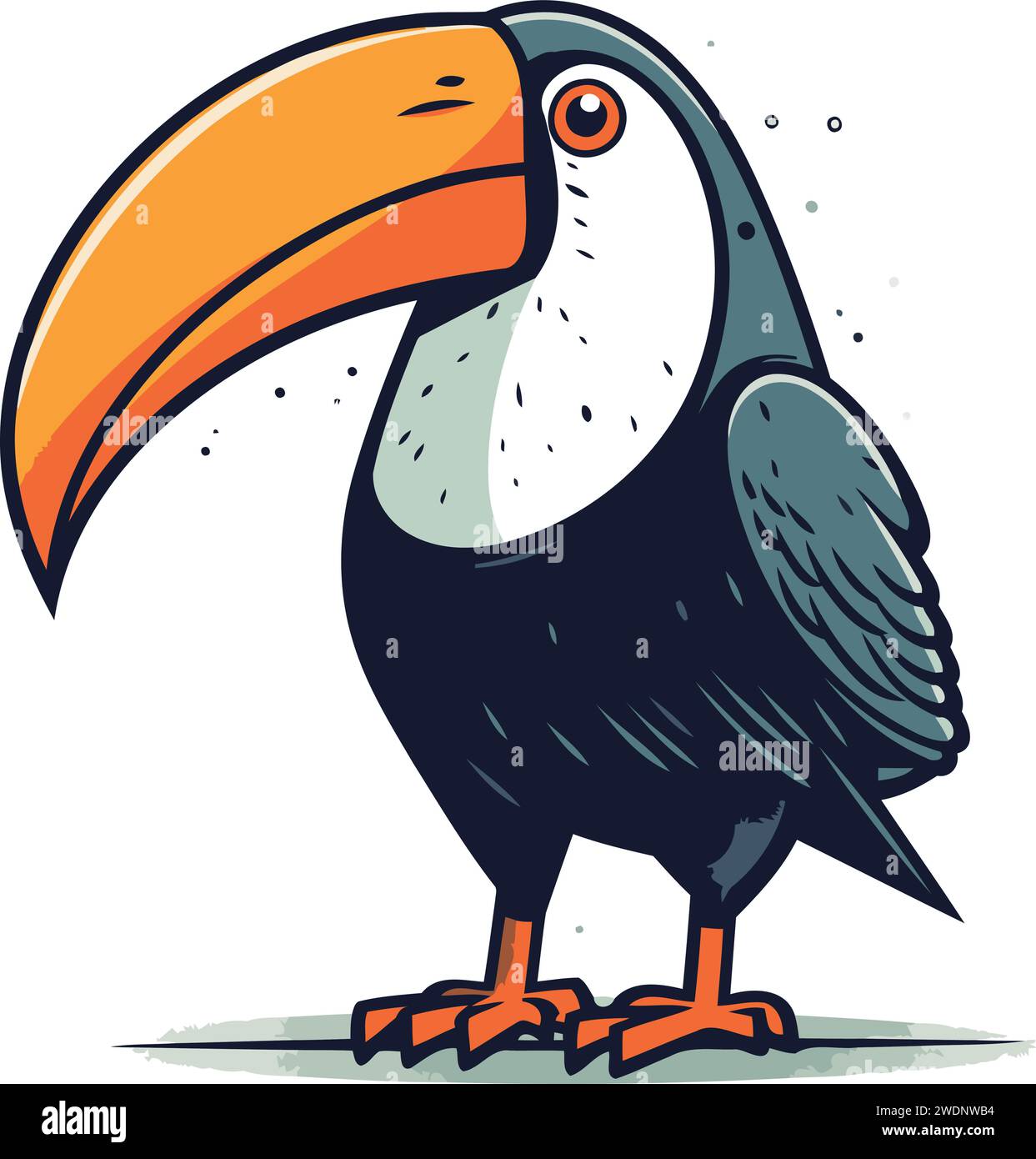 Cute cartoon toucan funny cartoon Stock Vector Images - Alamy