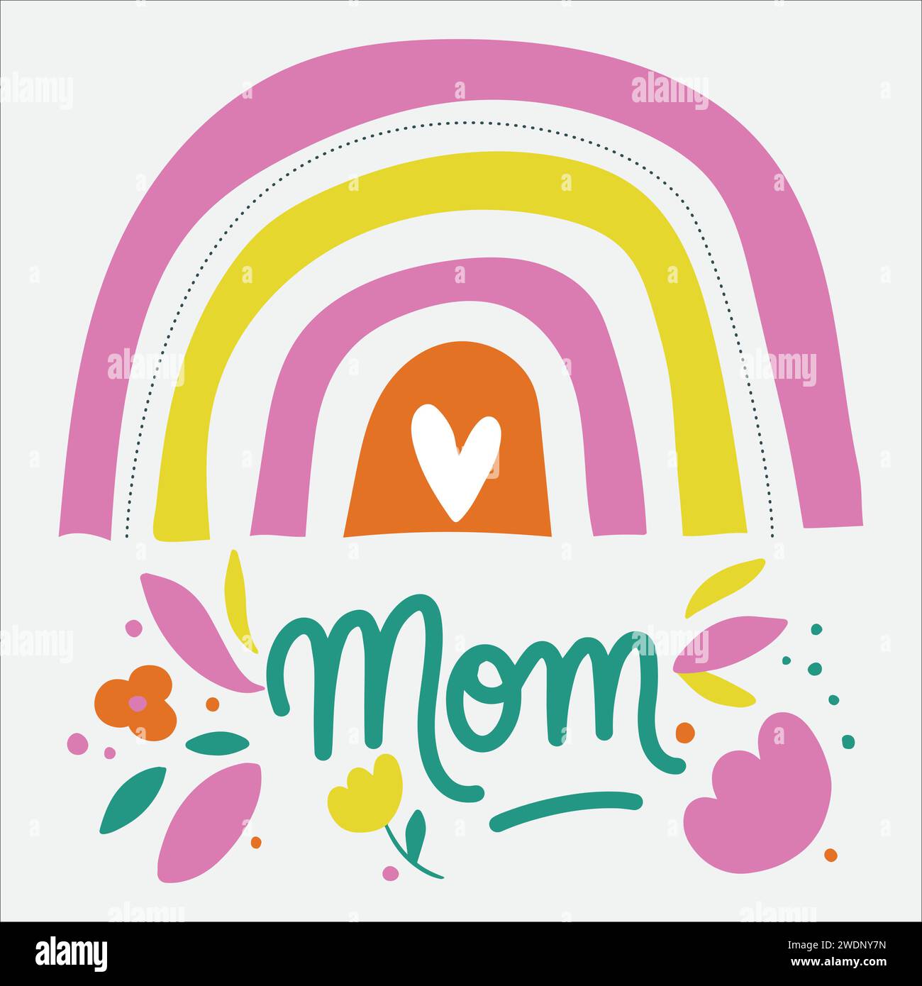 Mum vector vectors hi-res stock photography and images - Alamy