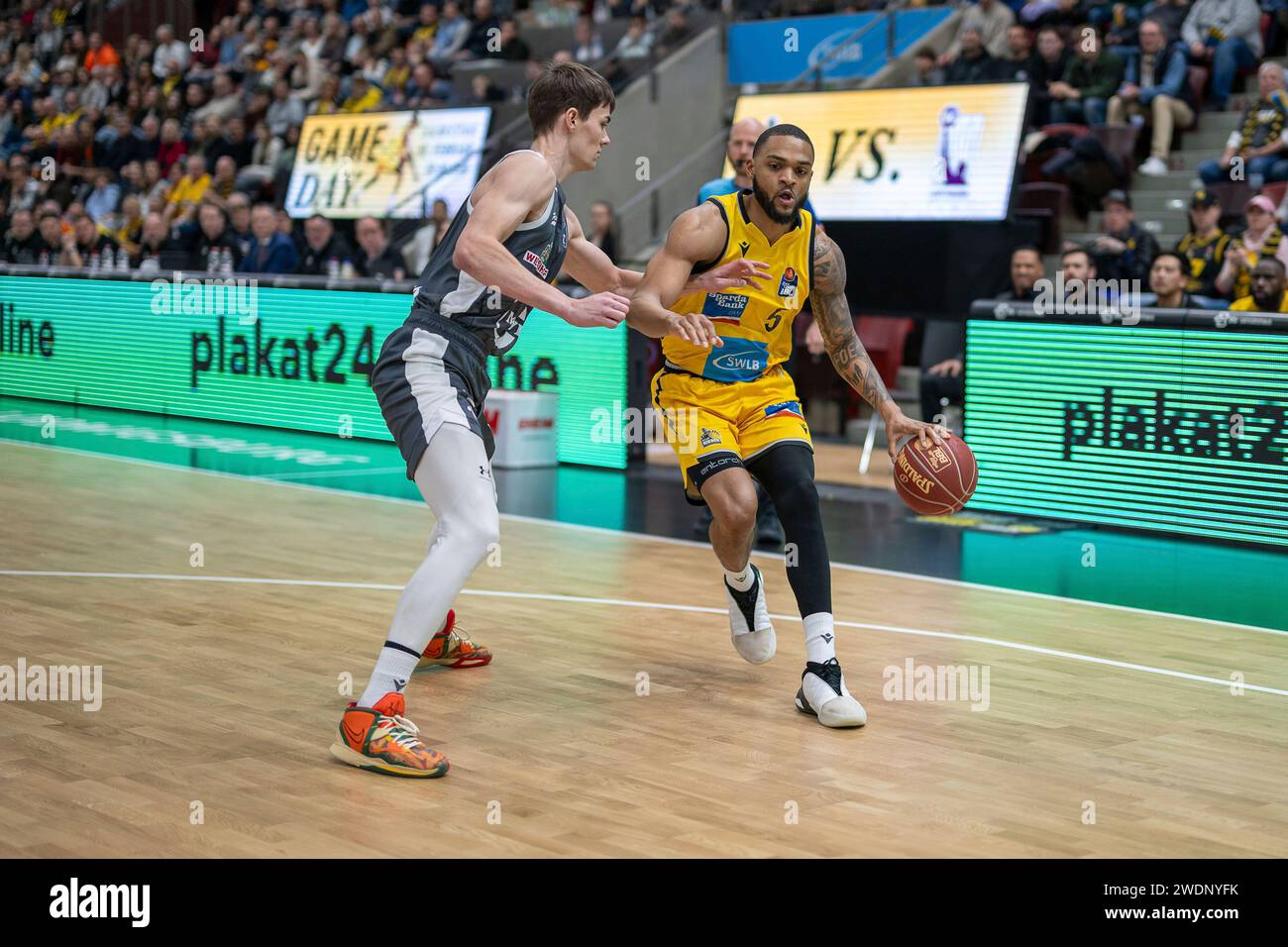 Ludwigsburg, Deutschland. 21st Jan, 2024. Joschka Ferner (Rasta Vechta ...