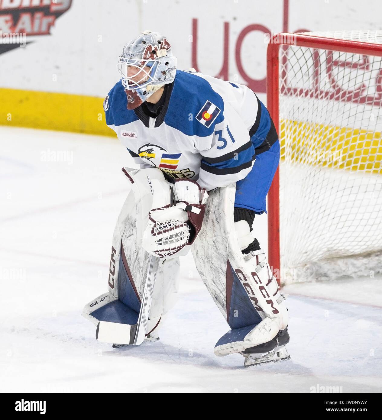 Loveland, Colorado, USA. 20th Jan, 2024. Eagles G ARVID HOLM replaces ...