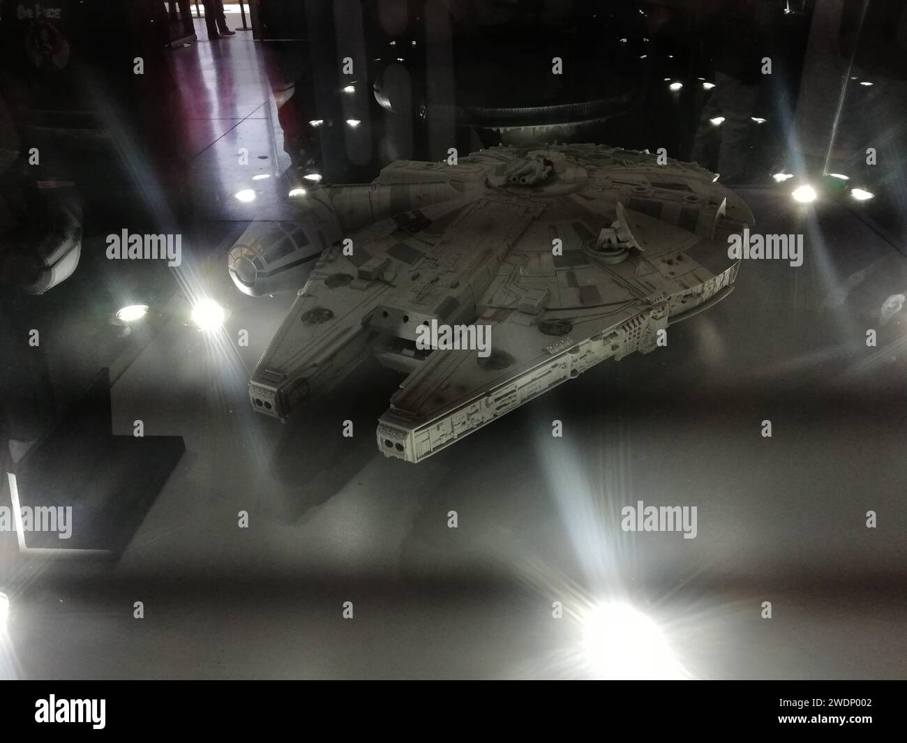 Leon, Mexico. Jan 21, 2024. Millennium Falcon in Star Wars Exhibit ...