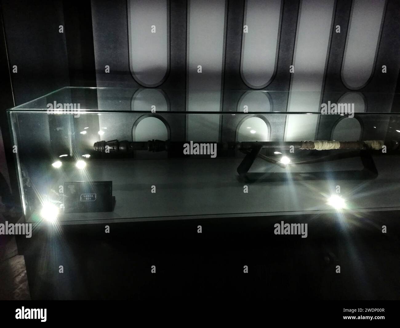 Leon, Mexico. Jan 21, 2024. Rey Skywalker's Quarterstaff in Star Wars ...