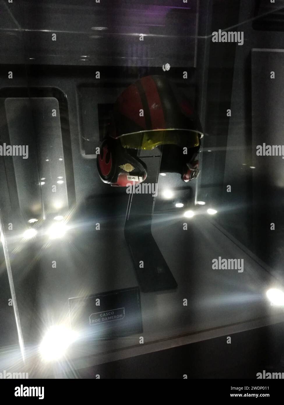 Leon, Mexico. Jan 21, 2024. Dameron's helmet in Star Wars Exhibit ...