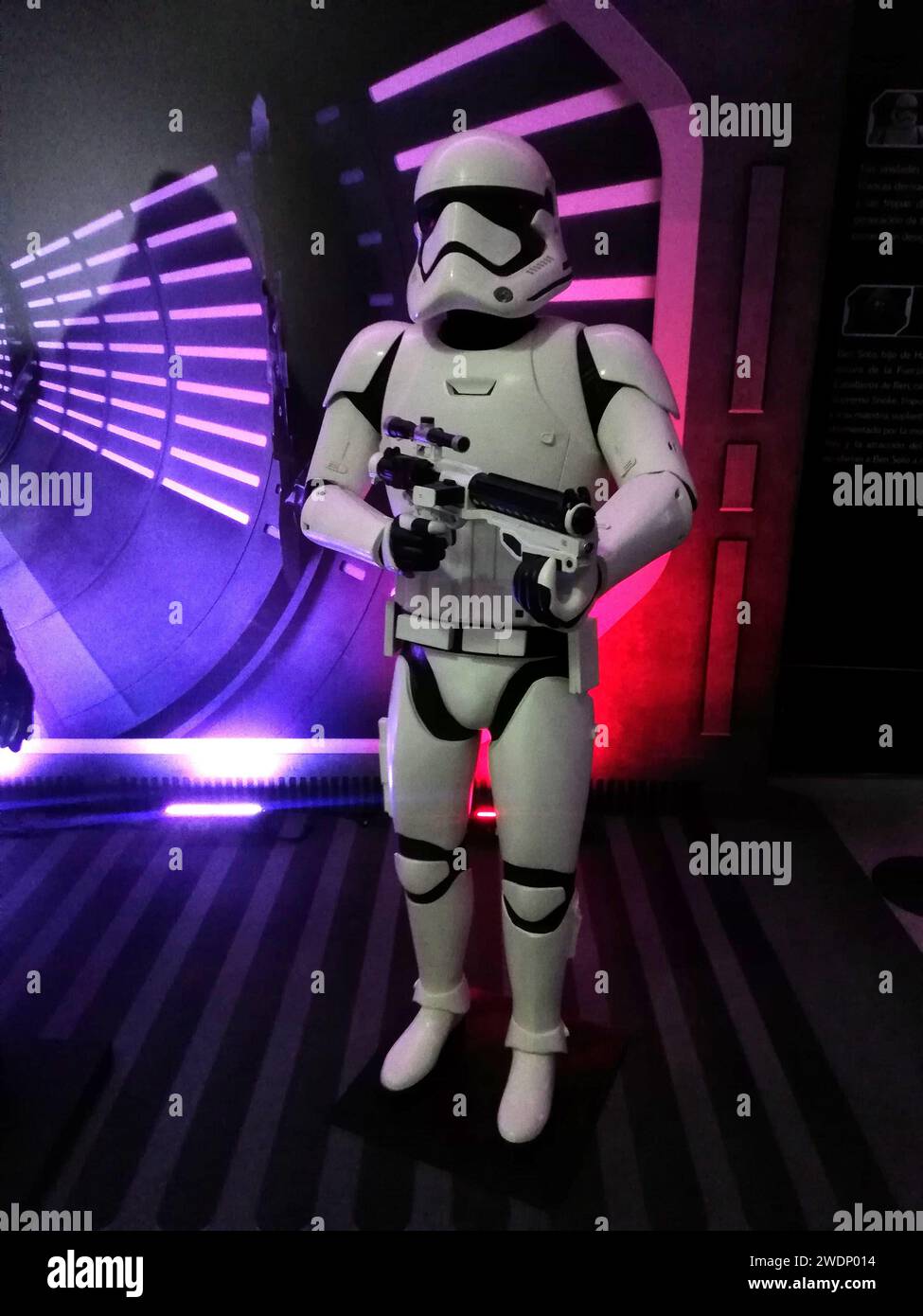 Leon, Mexico. Jan 21, 2024. Stormtrooper in Star Wars Exhibit during ...