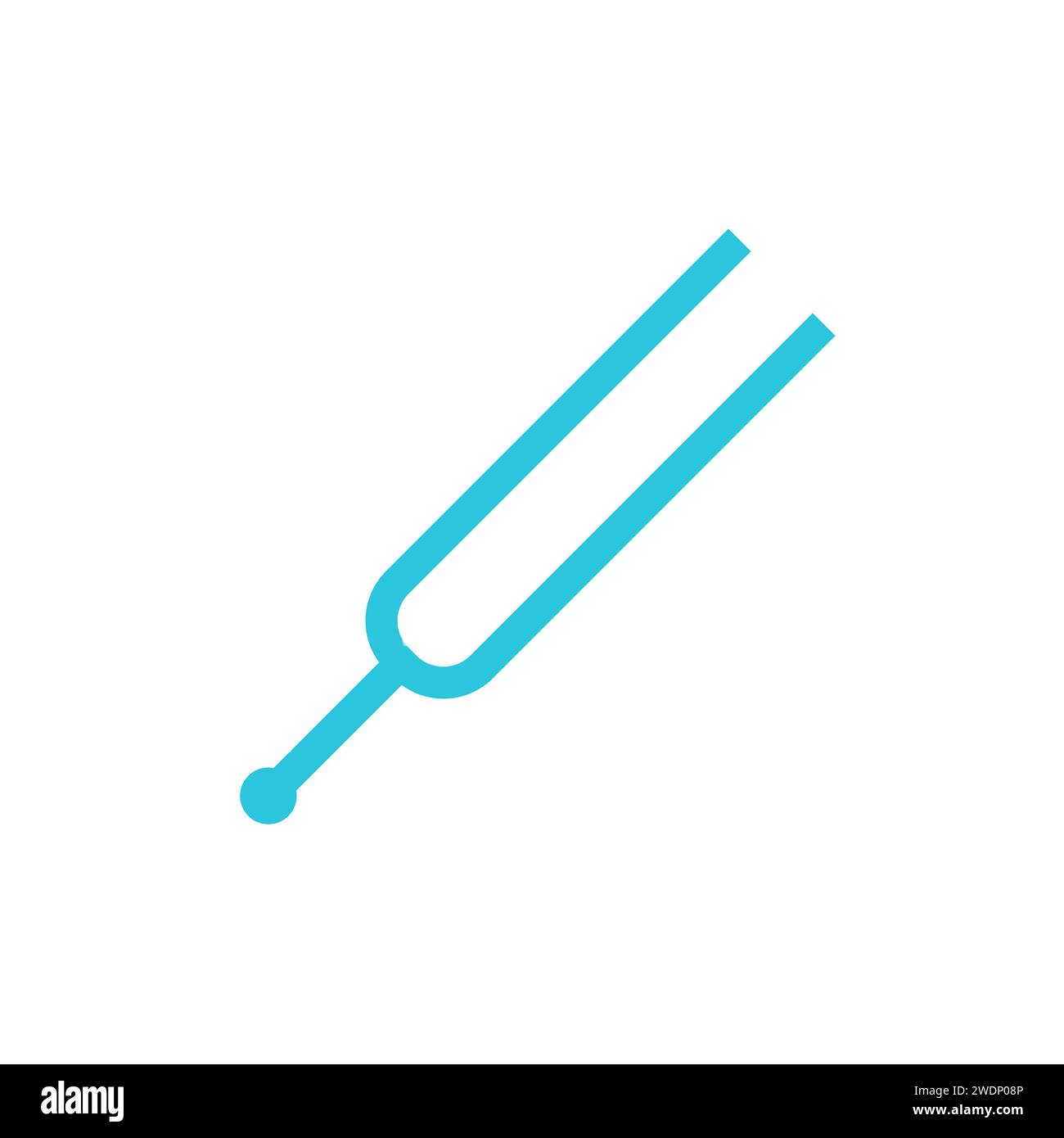 Tuning fork icon. From blue icon set Stock Vector Image & Art - Alamy