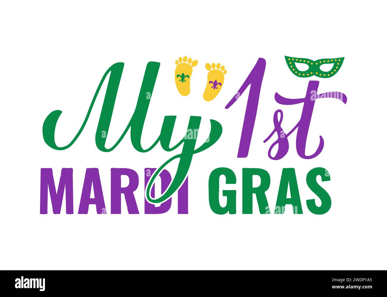 My 1st Mardi Gras calligraphy lettering. Baby First Fat Tuesday ...