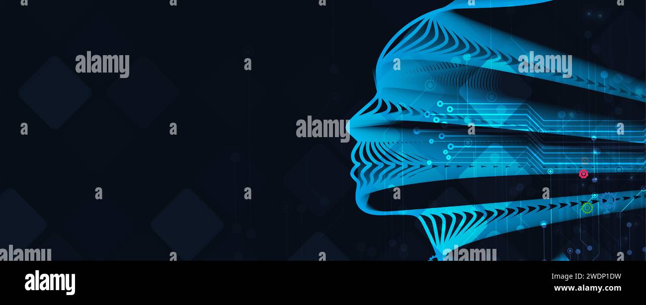 Abstract Artificial intelligence. Cloud computing. Machine learning ...