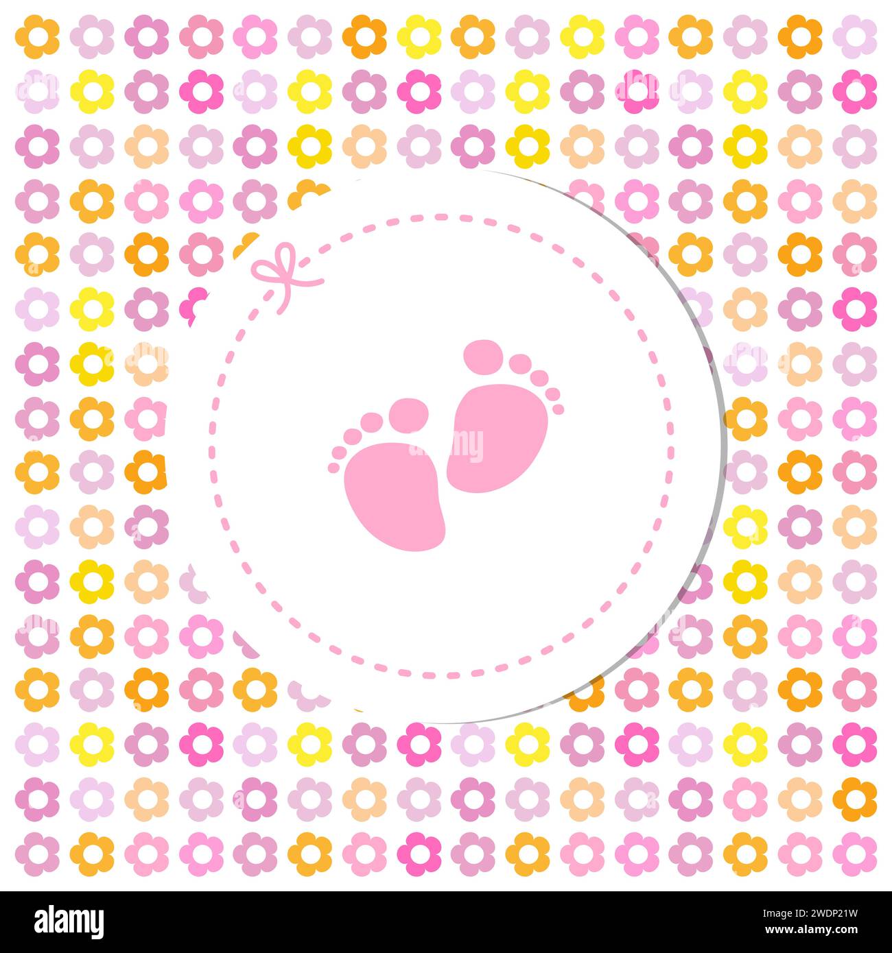 Baby flowers pink abstract Cut Out Stock Images & Pictures - Alamy