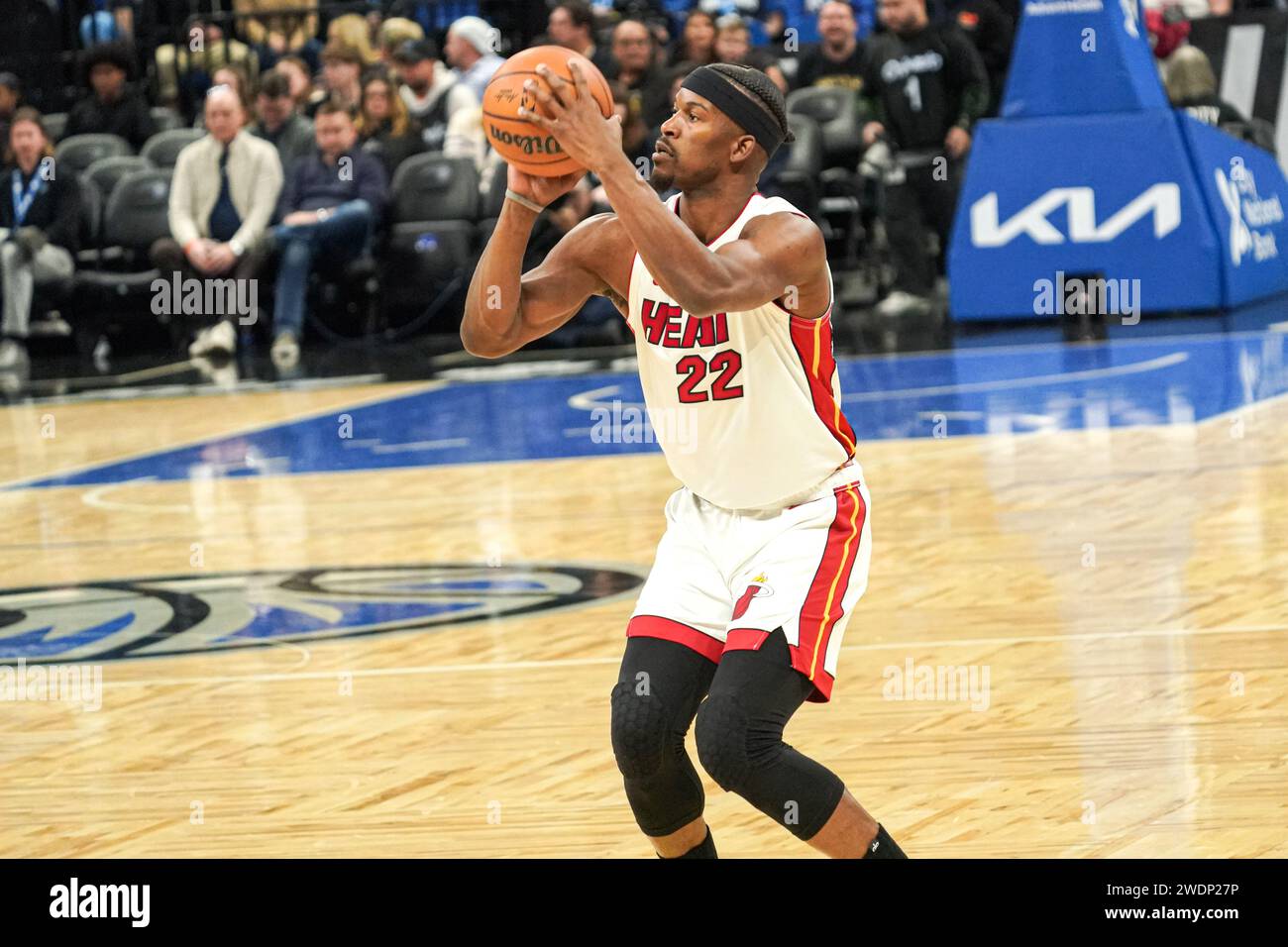 Orlando, Florida, USA, January 31, 2024, Miami Heat forward Jimmy ...