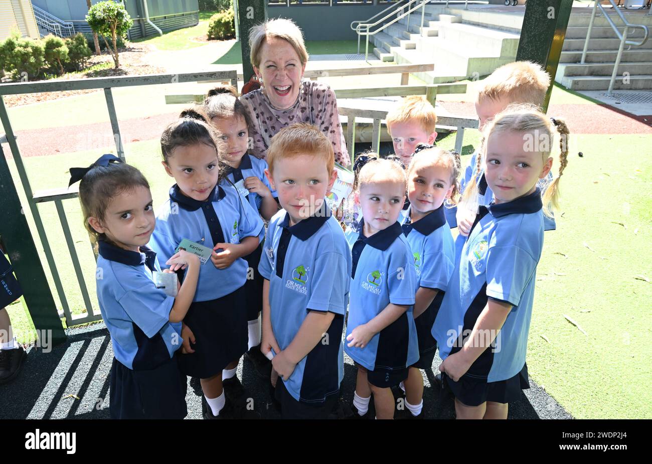 Brisbane, Australia. 22nd Jan, 2024. Queensland Education Minister Di ...
