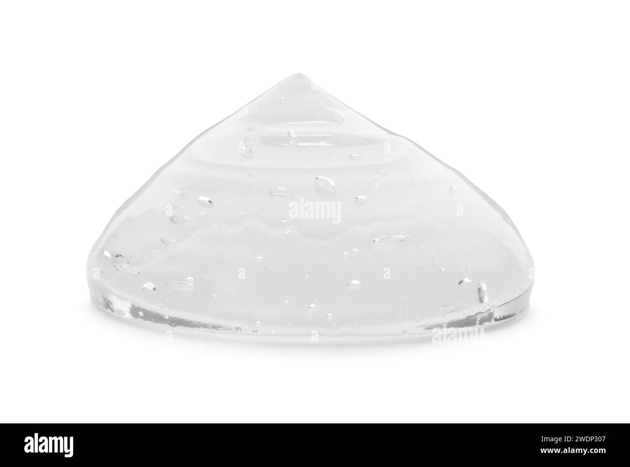 Sample of clear cosmetic gel isolated on white Stock Photo - Alamy