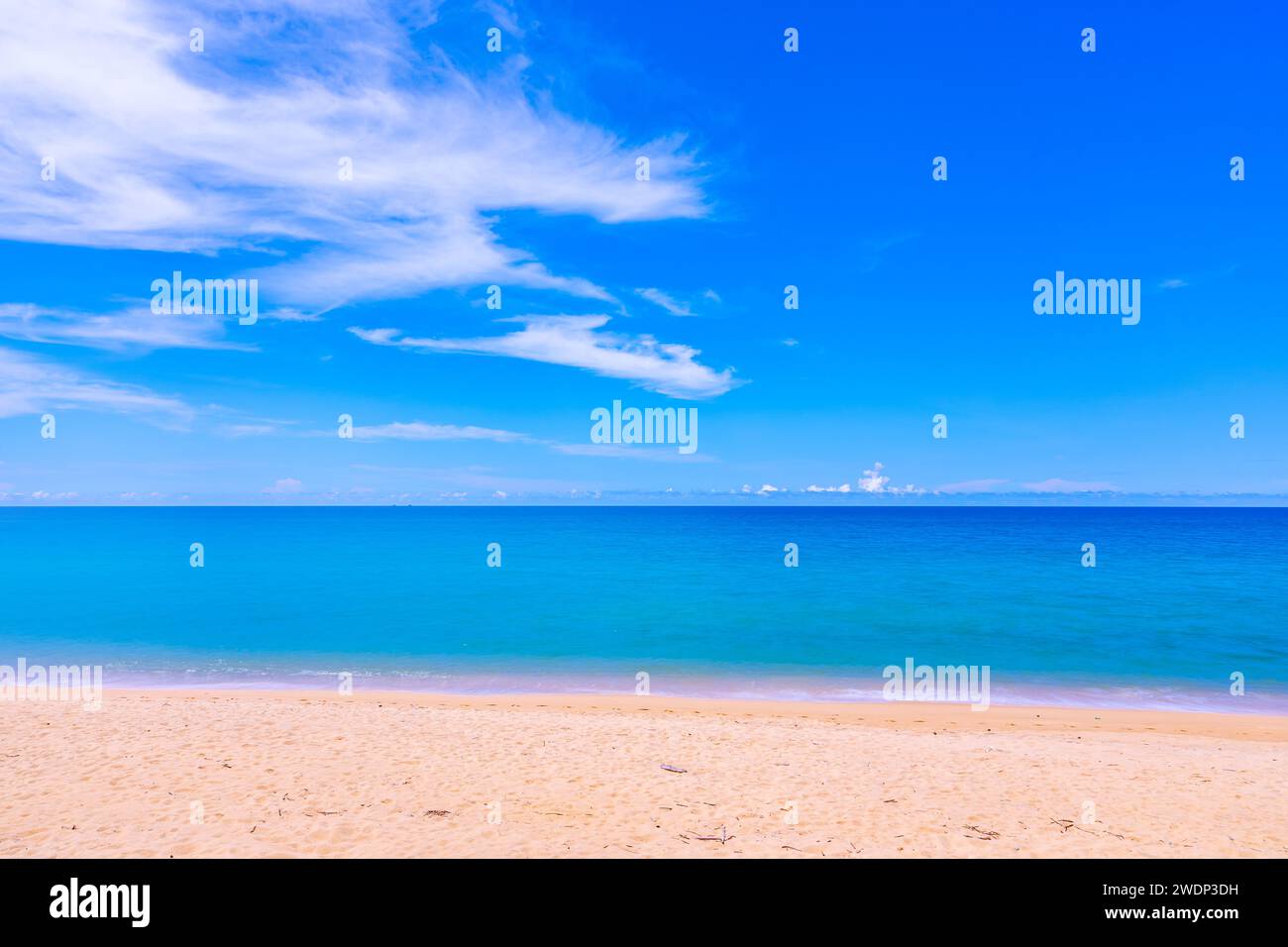 Beautiful sea summer landscape in summer season nature background Stock ...