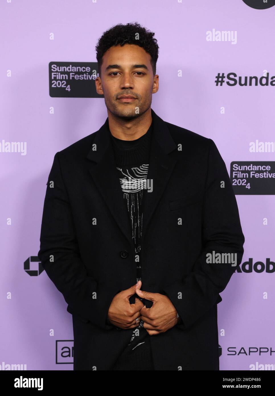 Park City, USA. 19th Jan, 2024. Devon Terrell arriving to the “It's ...