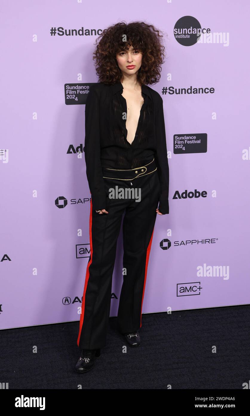 Park City, USA. 19th Jan, 2024. Nina Bloomgarden arriving to the “It's ...