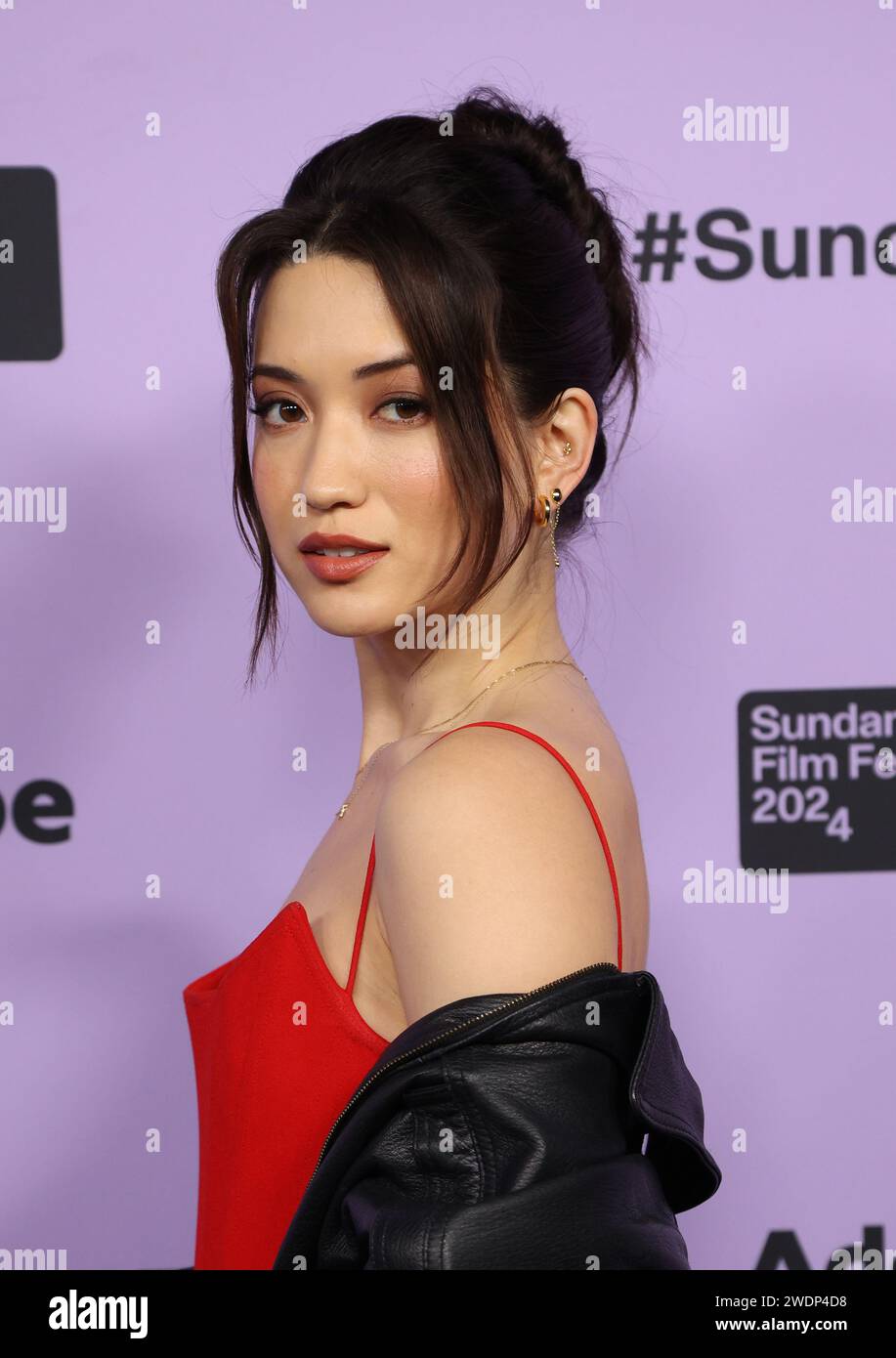 Park City, USA. 19th Jan, 2024. Reina Hardesty arriving to the “It's ...