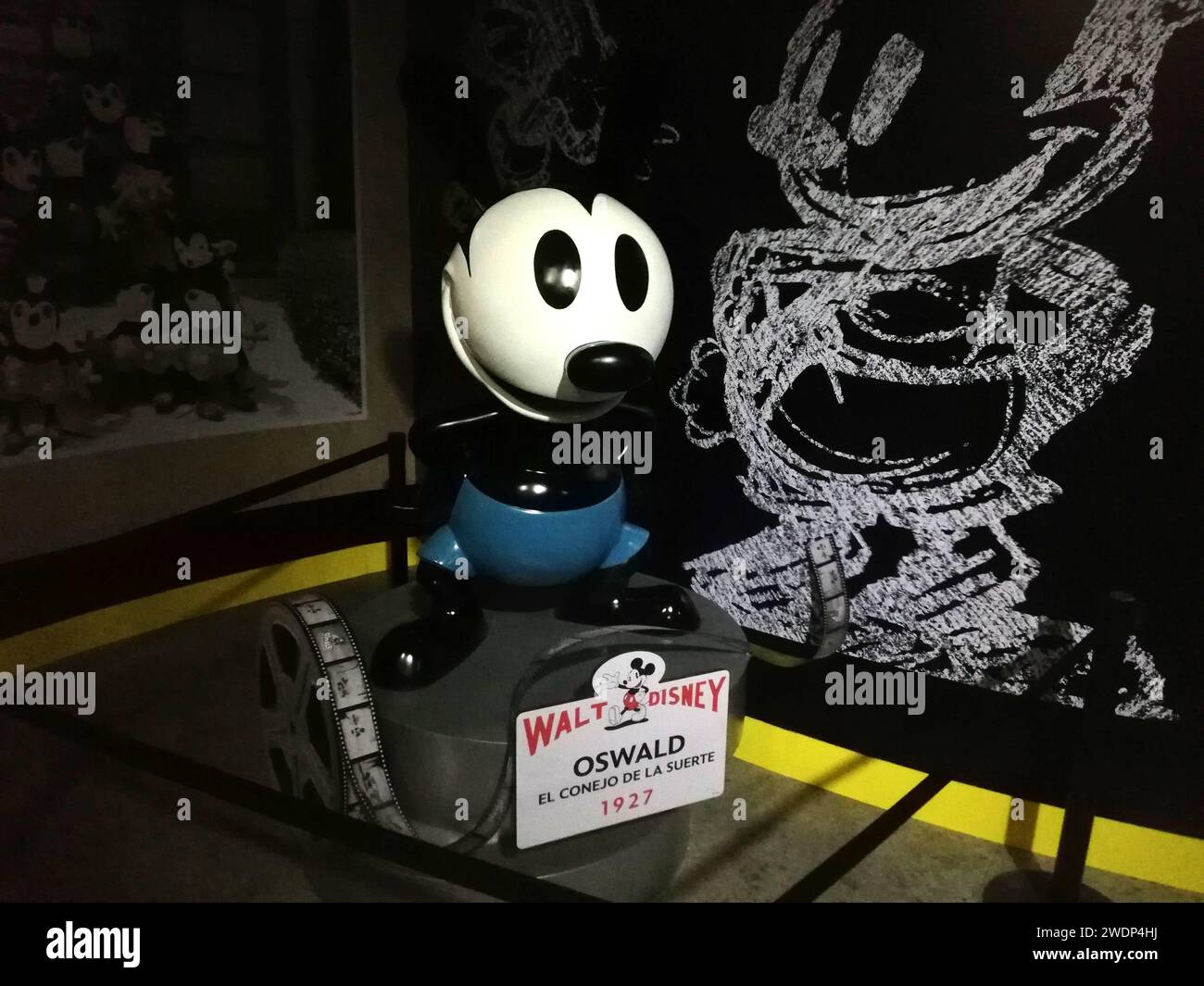 Leon, Mexico. Jan 21, 2024. Oswald, The Lucky Bunny figure 1927 at ...