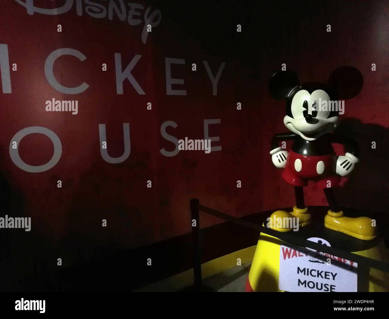 Leon, Mexico. Jan 21, 2024. Mickey Mouse figure at Disney Mickey Mouse ...