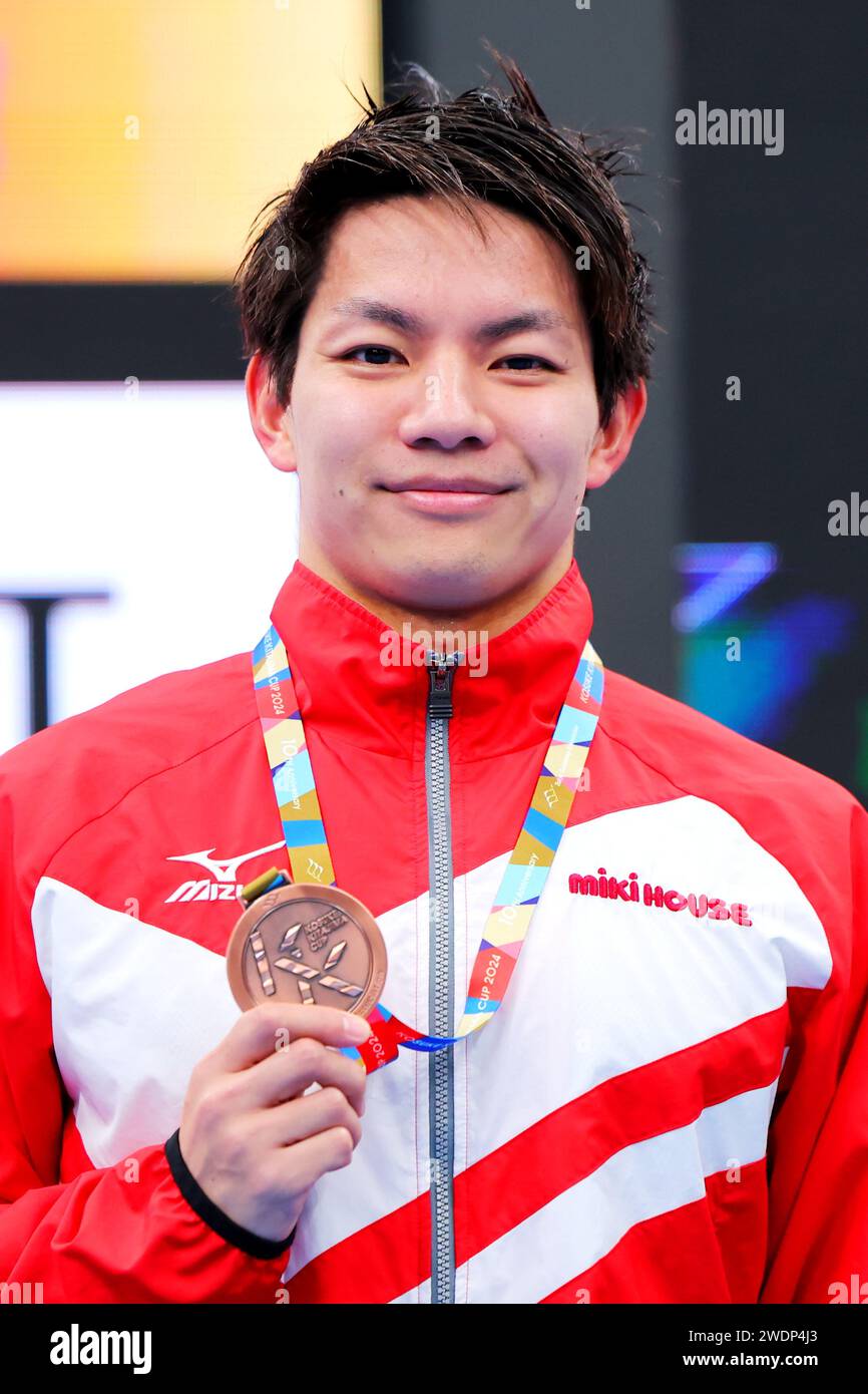 Tokyo Aquatics Centre, Tokyo, Japan. 19th Jan, 2024. Takumi Terada, JANUARY 19, 2024 - Swimming ...