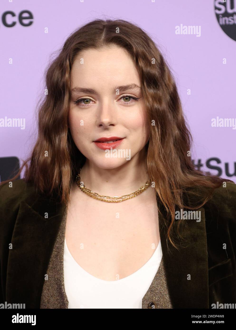 Park City, USA. 19th Jan, 2024. Madison Davenport arriving to the “It's ...