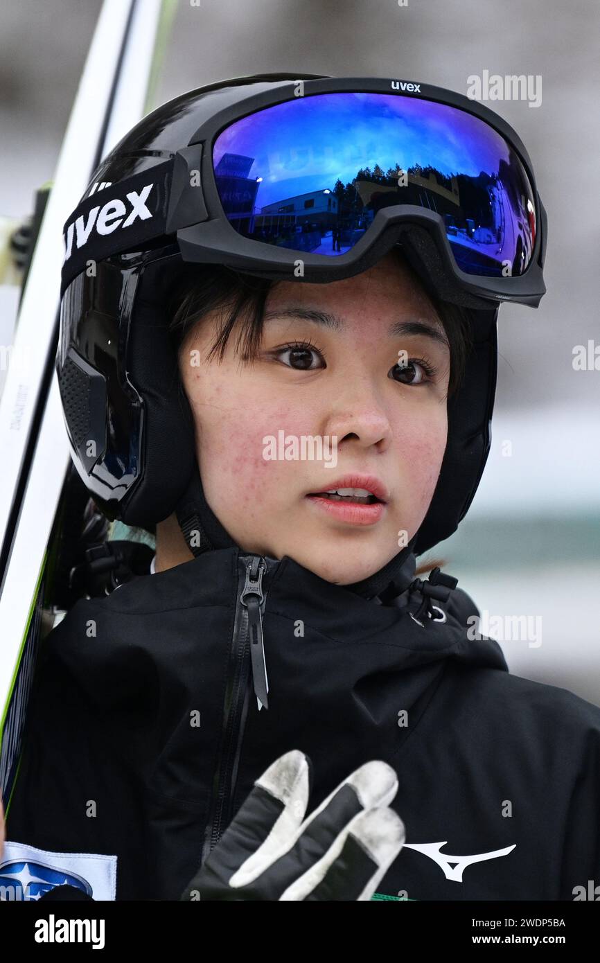 Aliontek Zao Schanze, Yamagata, Japan. 19th Jan, 2024. Kurumi Ichinohe ...