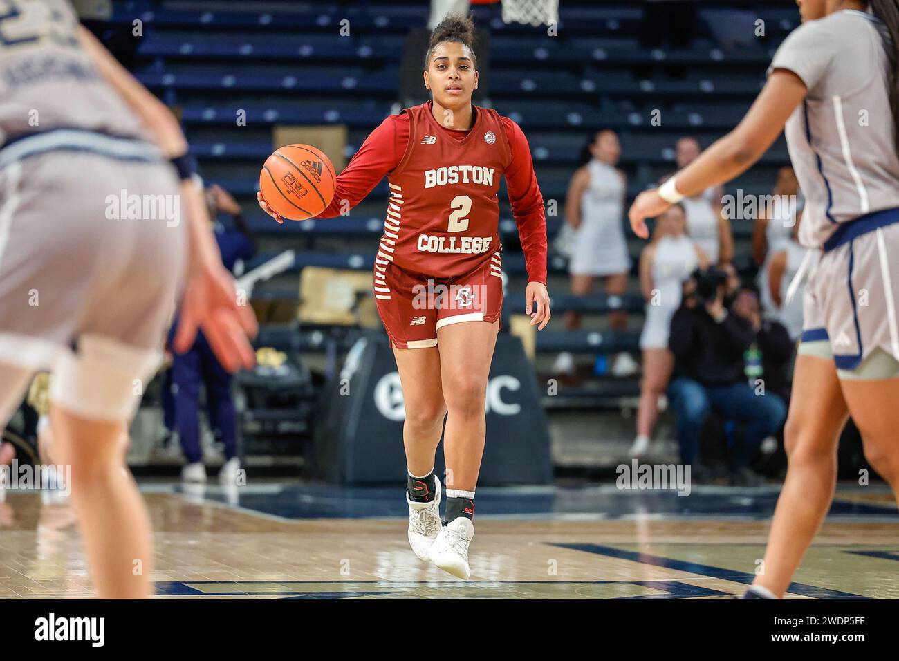 Atlanta, Georgia. 21st Jan, 2024. Kaylah Ivey (2) of Boston College ...