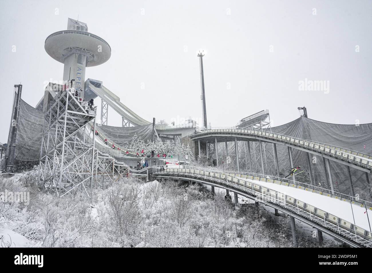 Alpensia Ski jumping centre, Pyeongchang, South Korea. 20th Jan, 2024 ...
